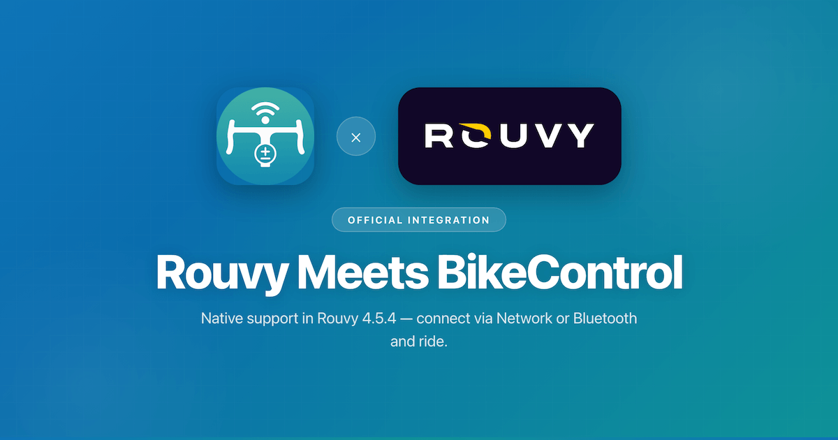 Rouvy teams up with BikeControl - BikeControl Blog